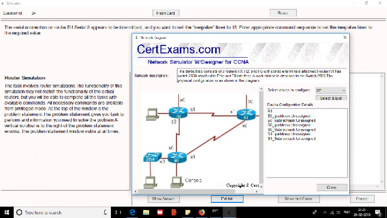 CCNA Exam Sim – CertExams Blog