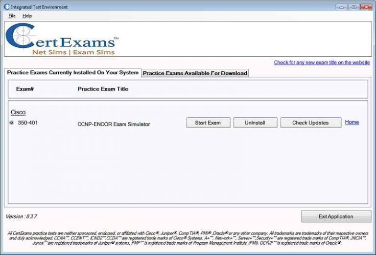 CCNP ENCOR 350-401 Practice Test – CertExams Blog