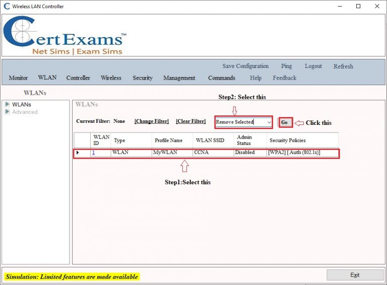 Cisco Wireless LAN Controller GUI – CertExams Blog