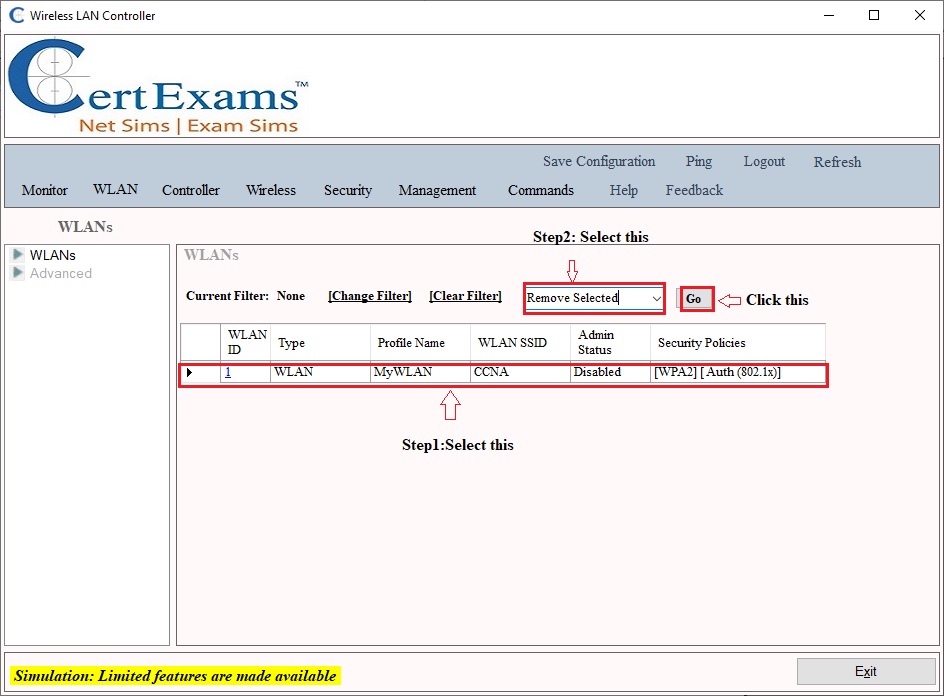 Cisco Wireless LAN Controller GUI – CertExams Blog
