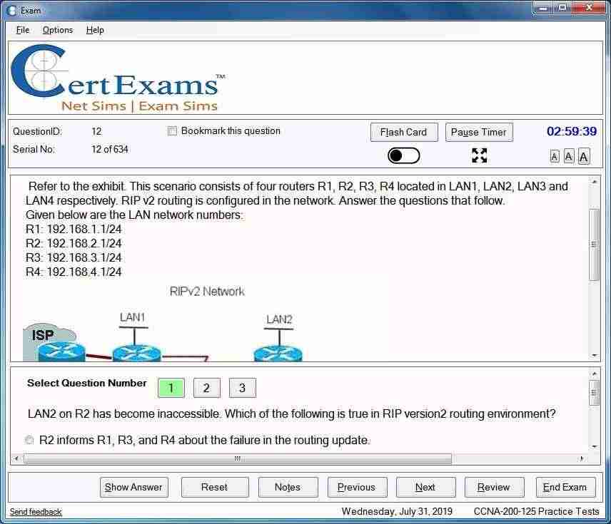 Cert-Ex™ Exam Simulator with NetSim for CCNA Download Cert-Ex™ Exam Simulator with NetSim for CCNA Download