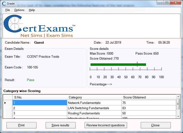 Cert-Ex™ Exam Simulator for CCENT Download